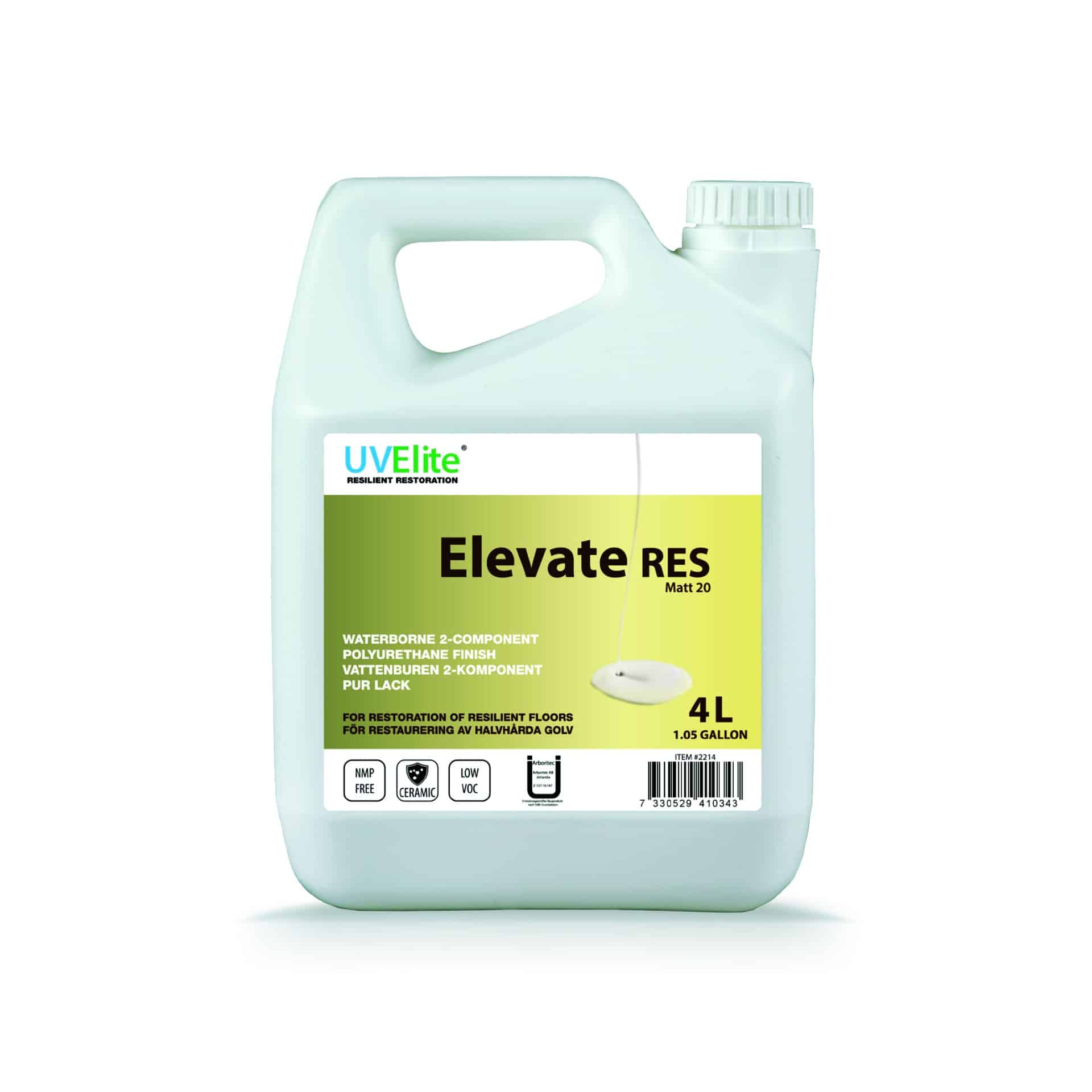 Golvlack Elevate RES Matt 4 liter + Härdare - DURI